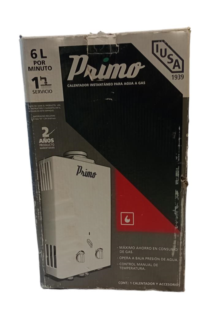 Boiler/ Calentador De Agua De Gas 6 Lts Primo | Maxilana