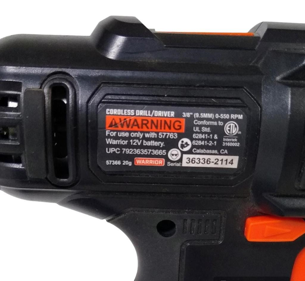 Taladro Inalambrico 12v Warrior | Maxilana