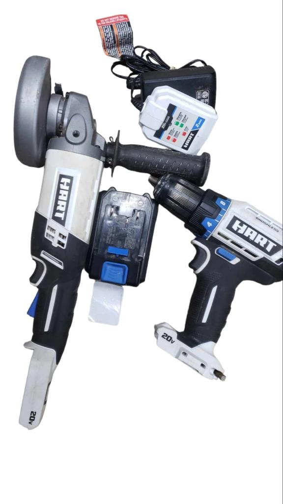 Taladro Inalambrico Kit De 2 Pzas + Esmeril Hart | Maxilana