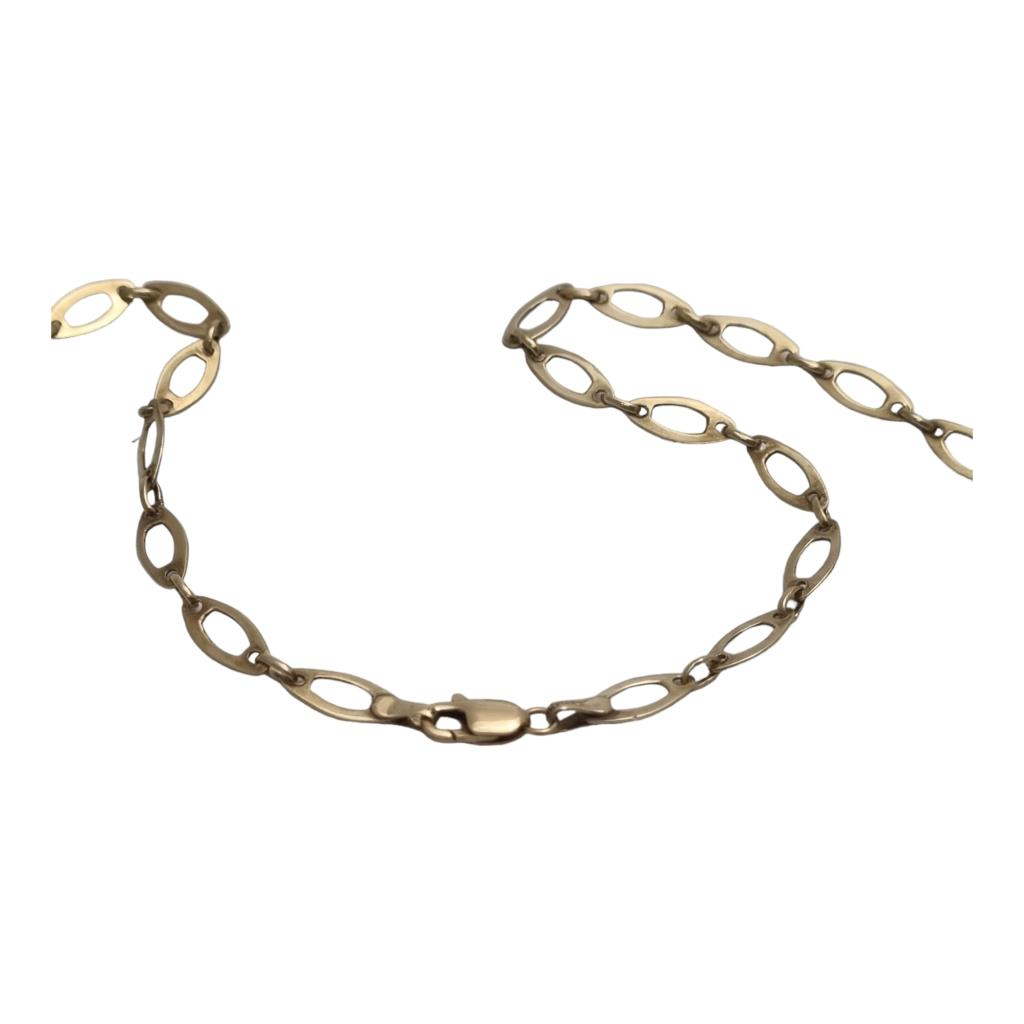 Cadena Moderna Troquelada Oro, 10 K, 7.80 Grs, Medida 64 Cm | Maxilana