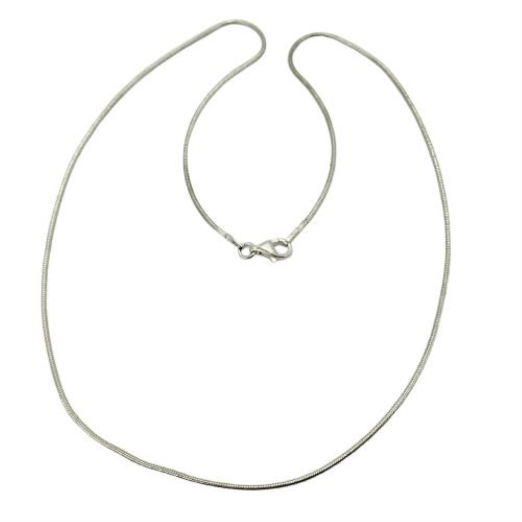 Cadena Cola De Rata Plata, 925 K, 4.00 Grs, Medida 46 Cm | Maxilana