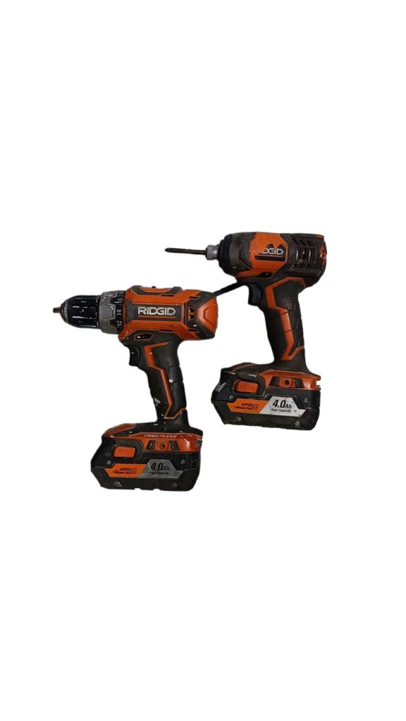 Taladro Inalambrico Kit De 2 Pzas Ridgid | Maxilana