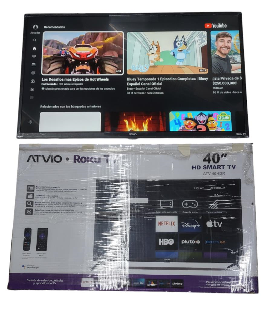 Pantalla 40" Atvio, Led, Hd, Smart Tv | Maxilana