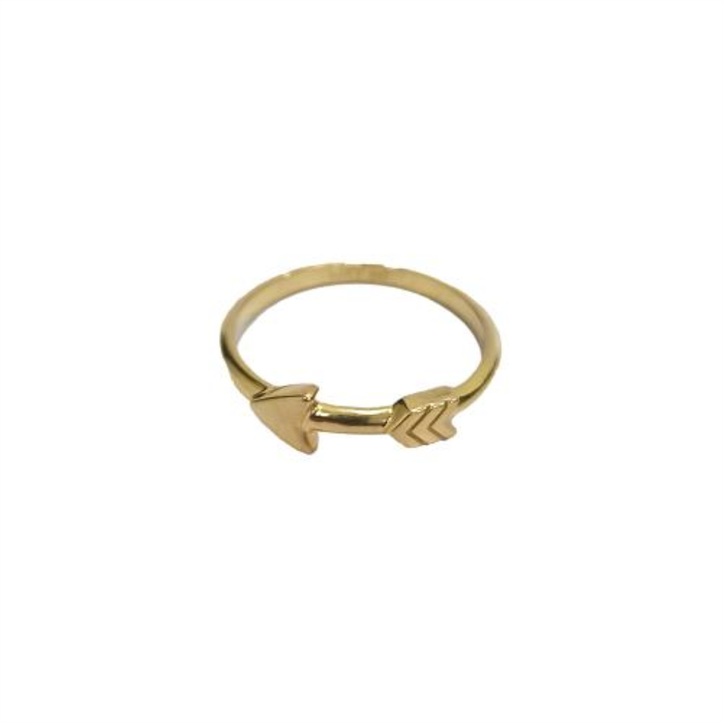Anillo Flecha 10k 1.7 Grs. | Maxilana